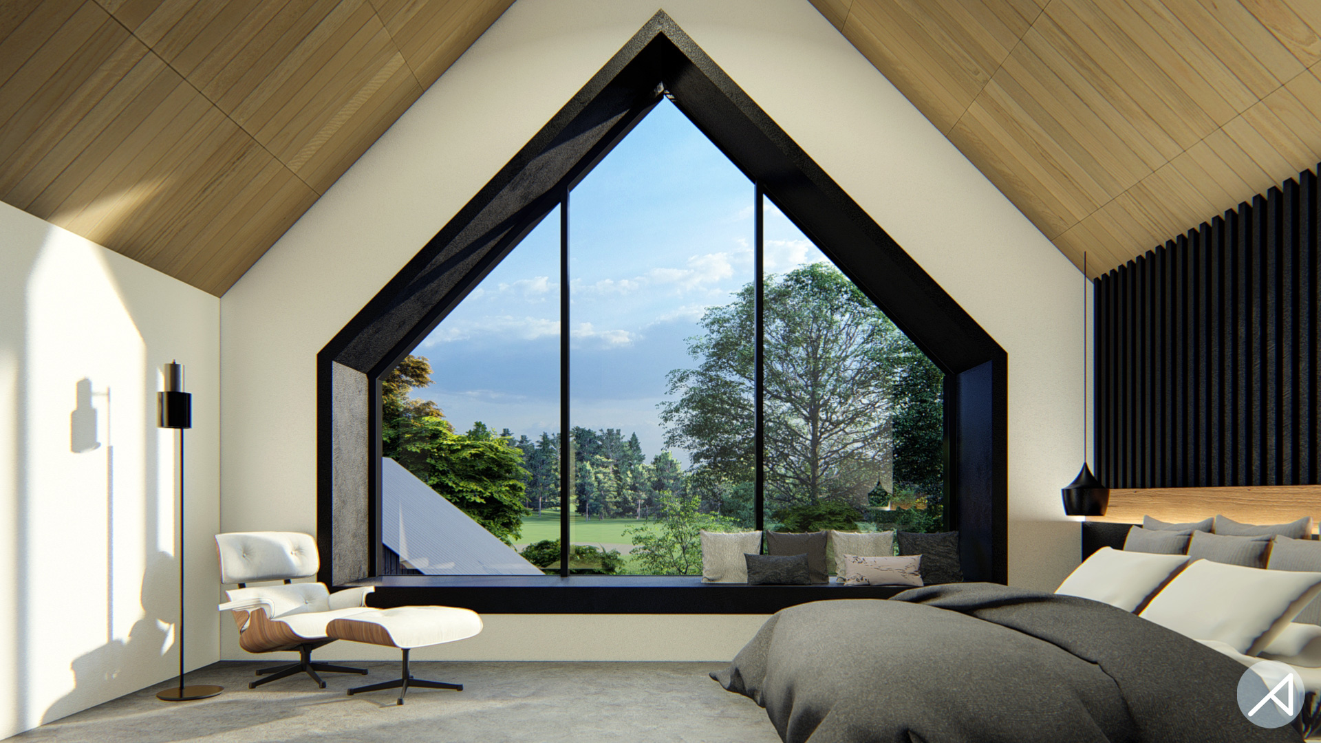 4-Bedroom Scandinavian House Plan - ANK Studio