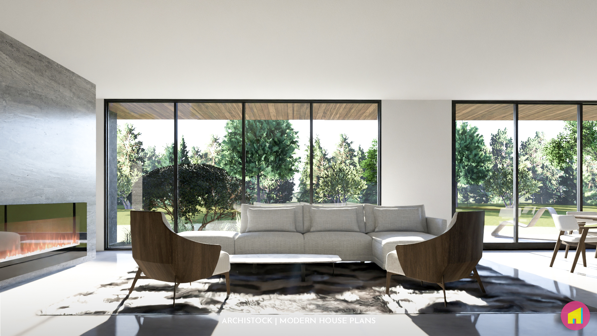 5-Bedroom Modern Minimalist House Plan - ANK STUDIO House Plans