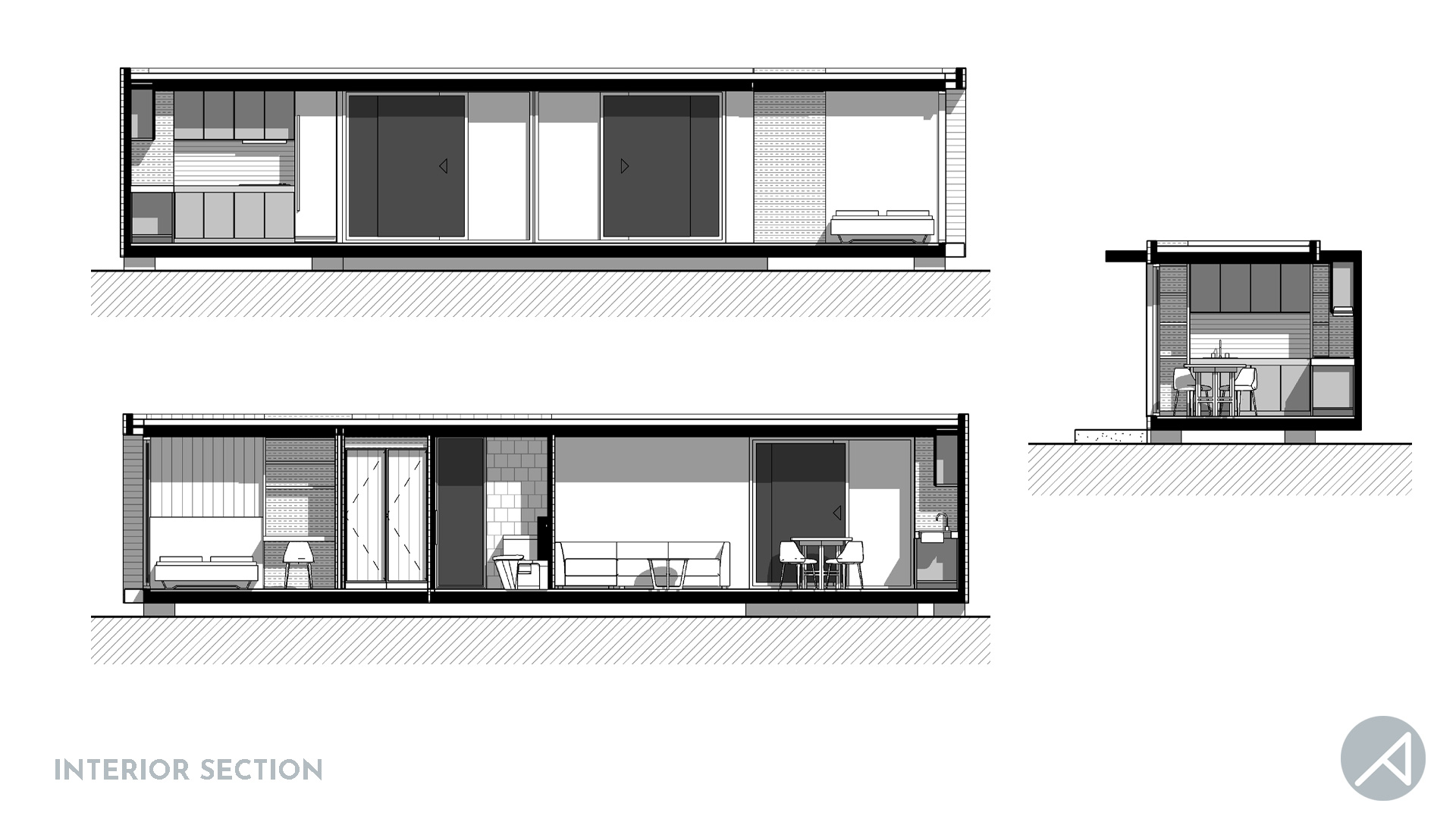 Modern Minimalist Container House Plan - ANK Studio