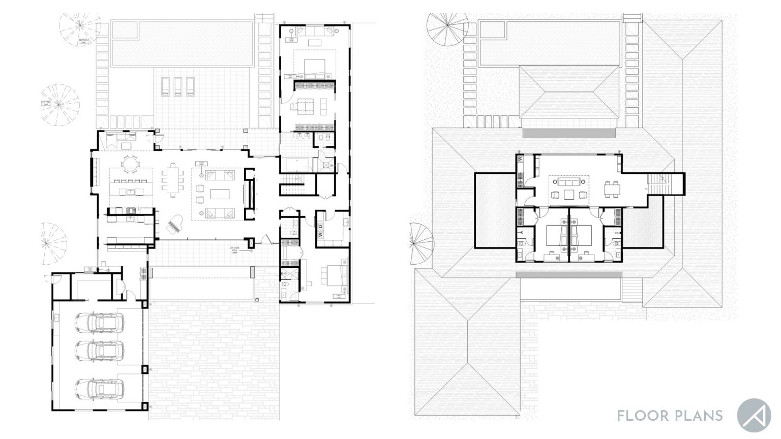4-bedroom contemporary house plan - ANK STUDIO House Plans