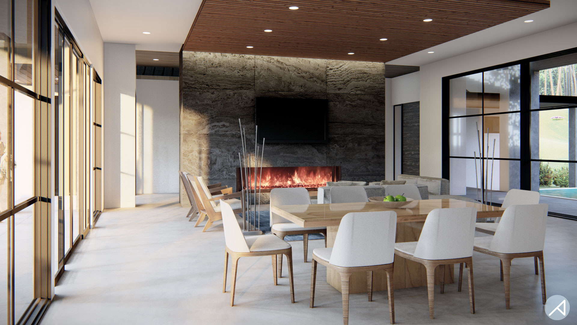 4-bedroom contemporary house plan - ANK STUDIO House Plans