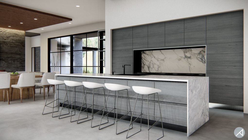 4-bedroom contemporary house plan - ANK STUDIO House Plans