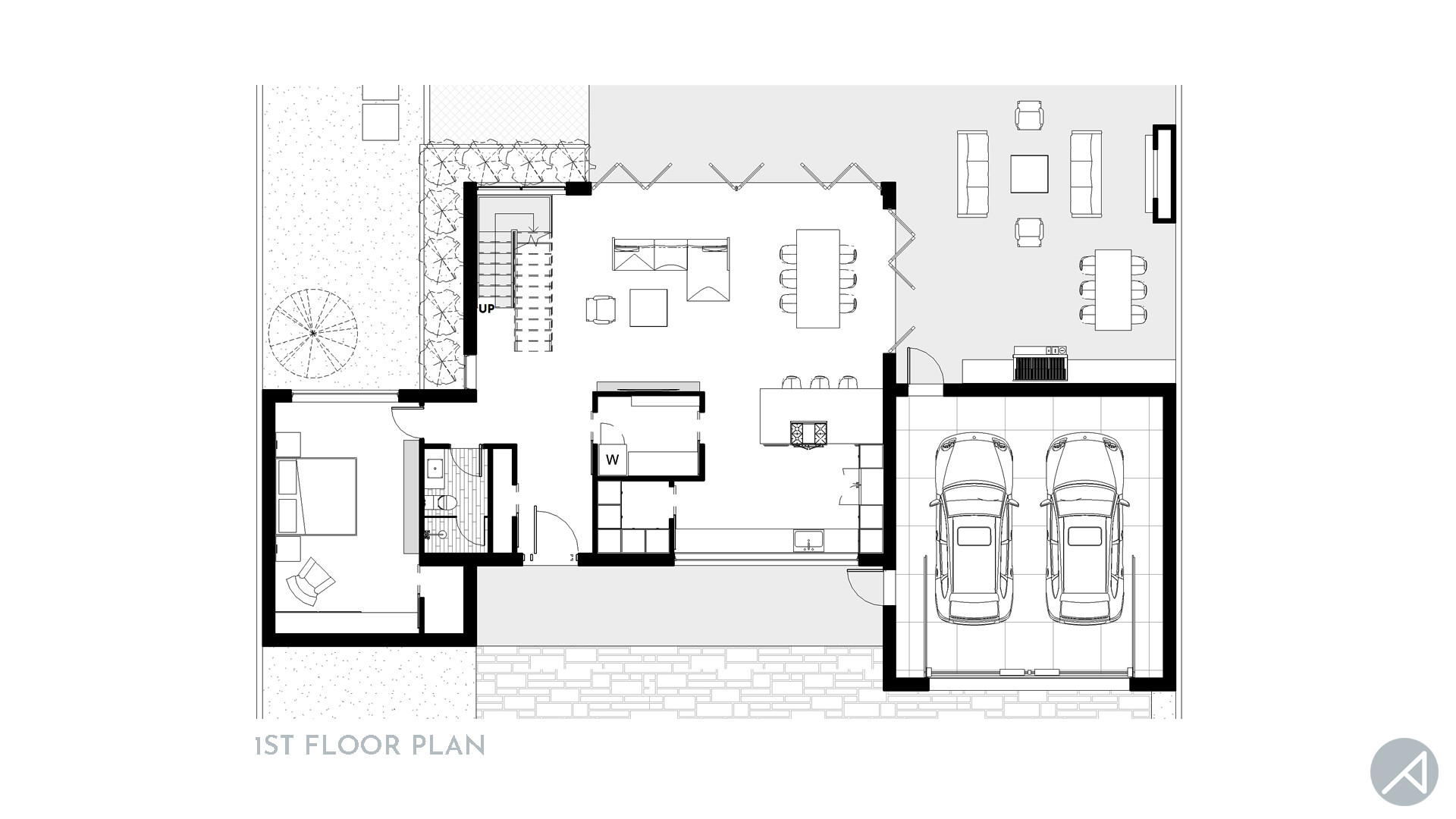 2,500 sq ft Scandinavian-style Modern House Plan - ANK STUDIO House Plans