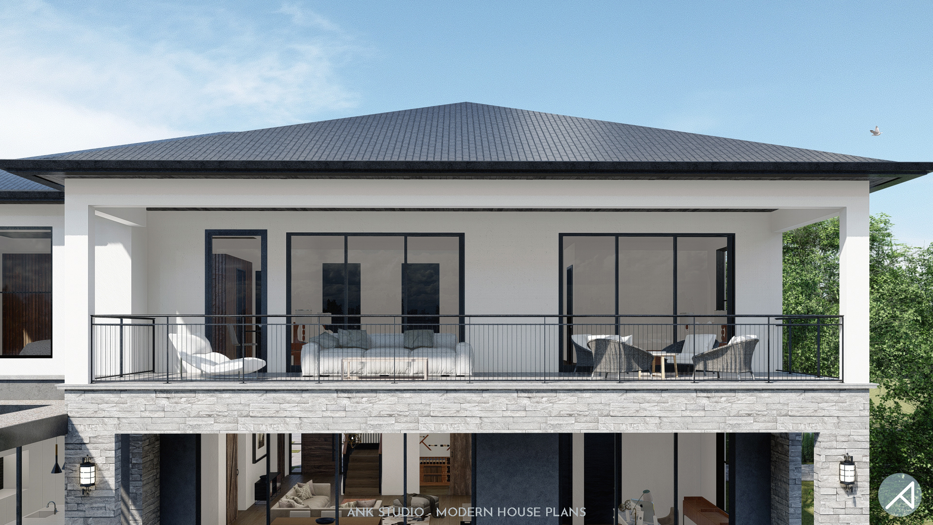 4,500 sq ft Modern Coastal Home with an Infinity Pool - ANK STUDIO ...