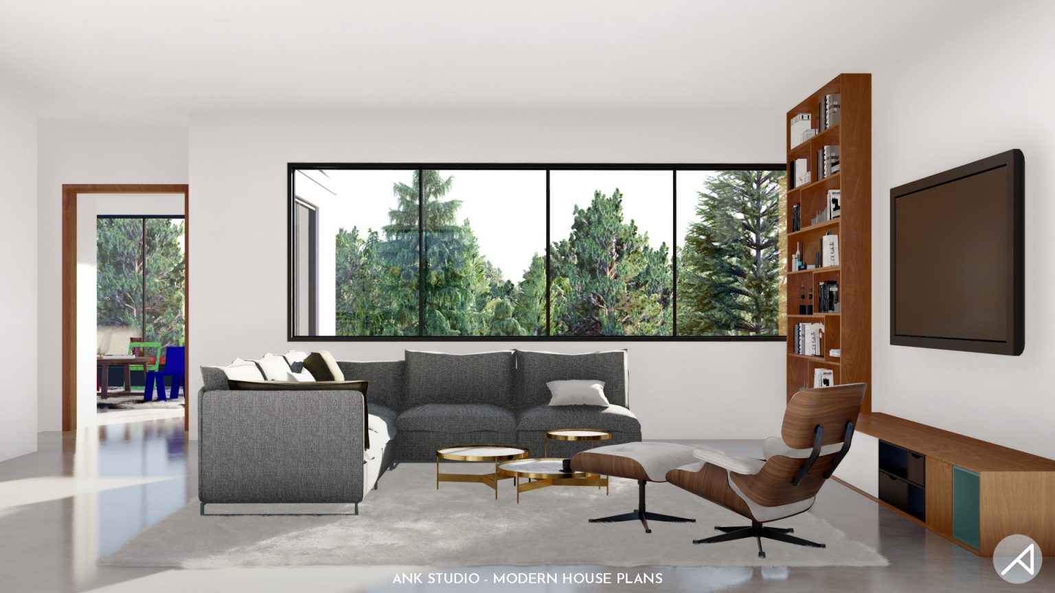 6-Bedroom Modern Farmhouse Plan for Spacious Living - ANK STUDIO House Plans