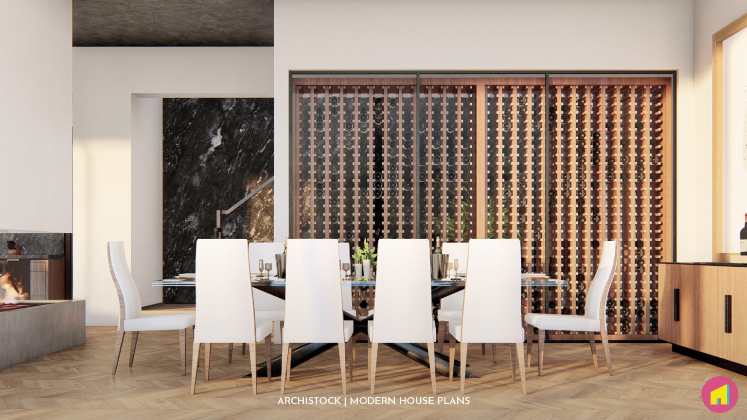 Ultra Modern Home with Infinity Pool - ANK STUDIO House Plans