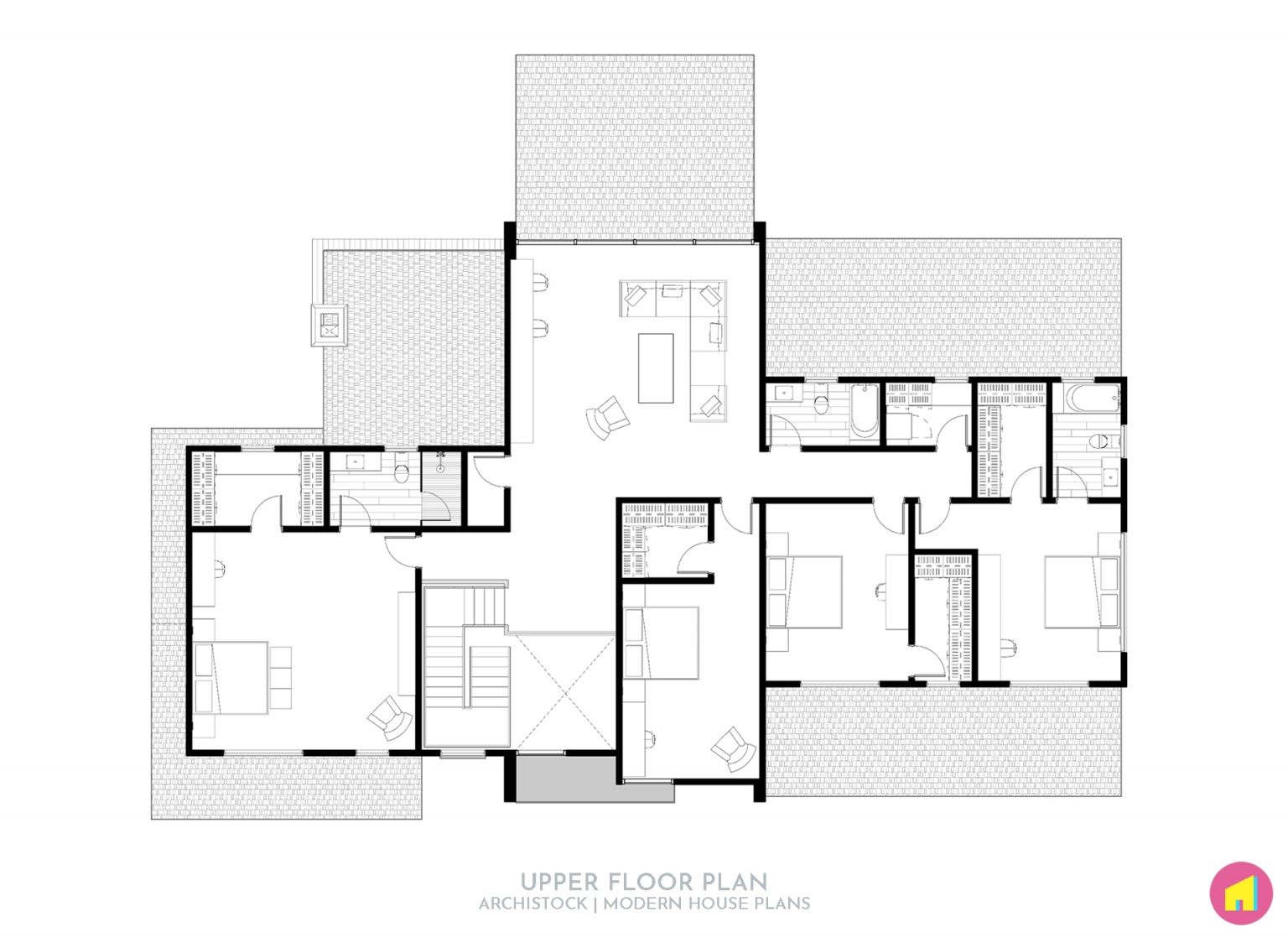 Scandinavian Barn-Style House - Modern House Plans