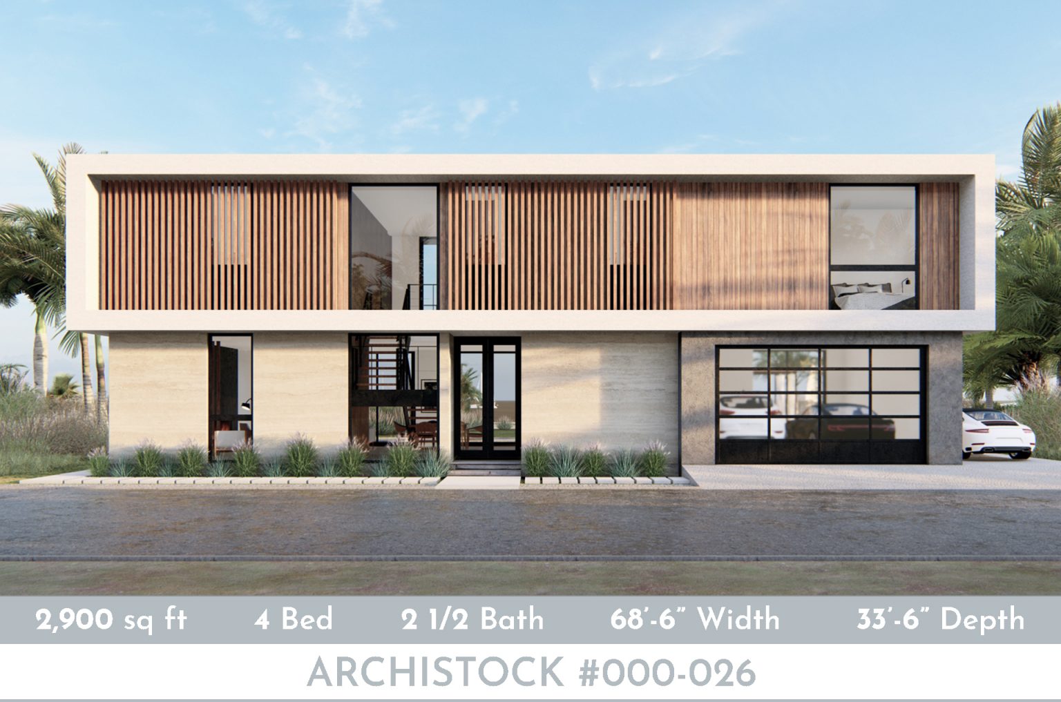 2,900 sq ft Modern Beach House - ANK STUDIO House Plans