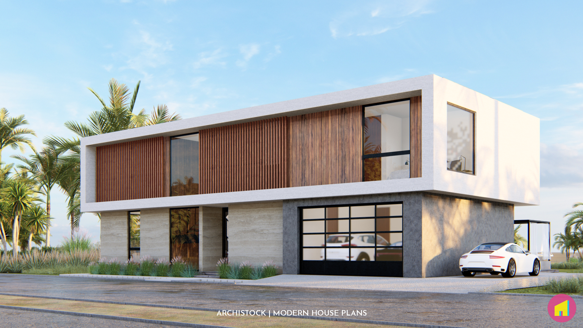 2,900 sq ft Modern Beach House - ANK STUDIO House Plans