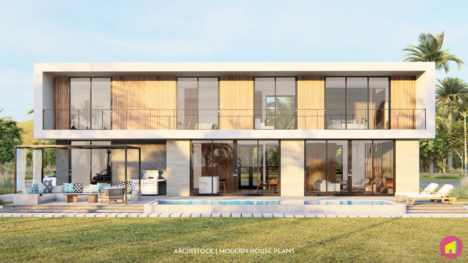 2,900 sq ft Modern Beach House - ANK STUDIO House Plans