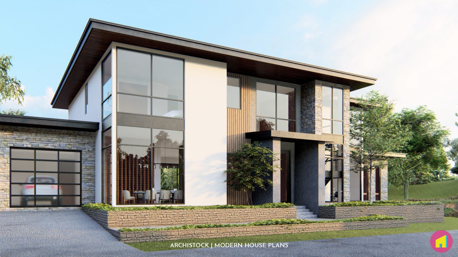 Modern Prairie Style Home - ANK STUDIO House Plans