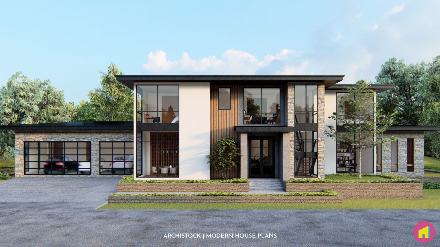 Modern Prairie Style Home - ANK STUDIO House Plans