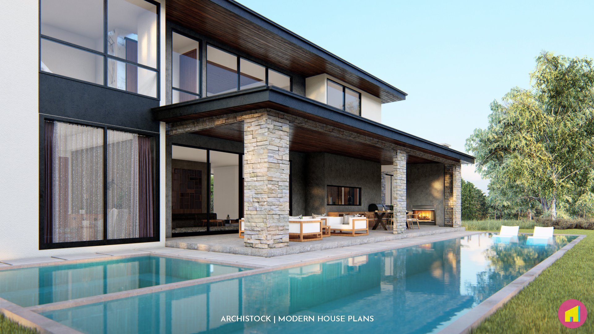 Modern Prairie Style Home - ANK STUDIO House Plans