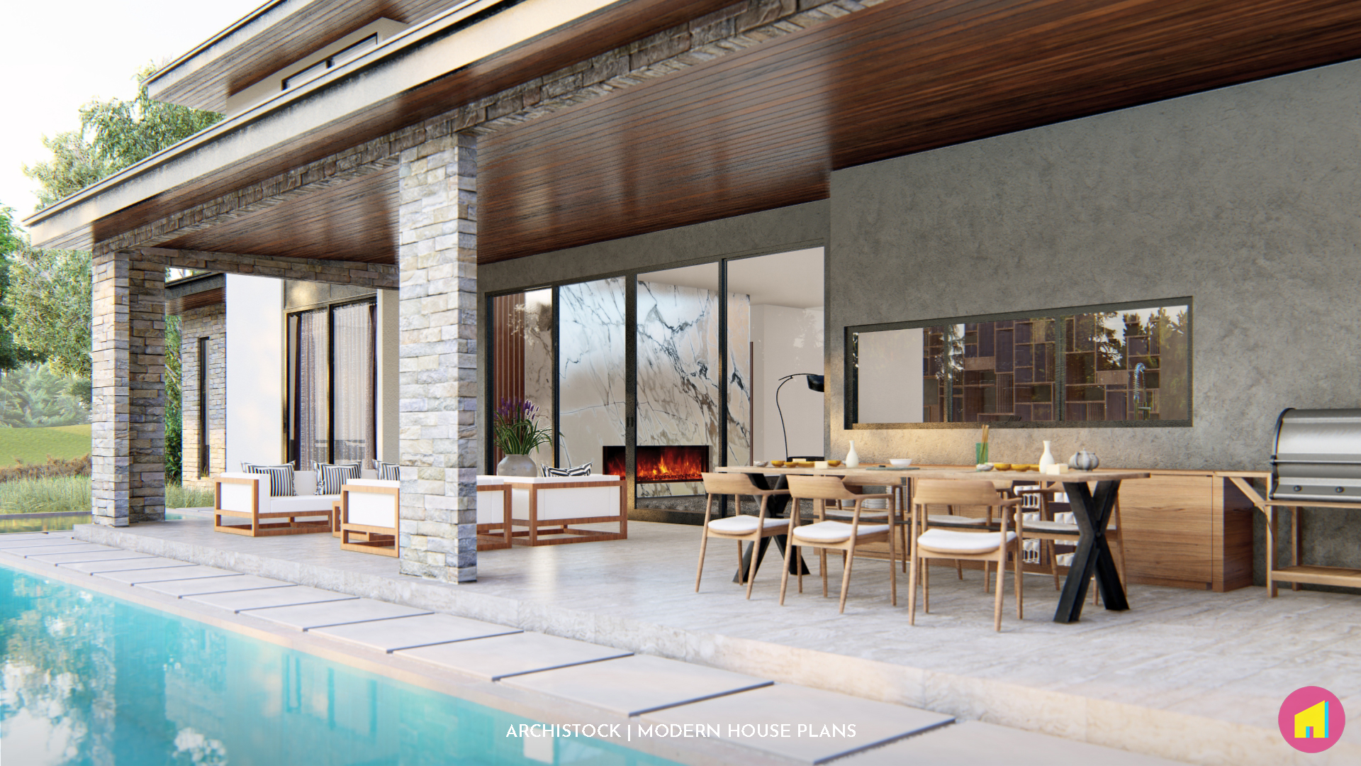 Modern Prairie Style Home - ANK STUDIO House Plans